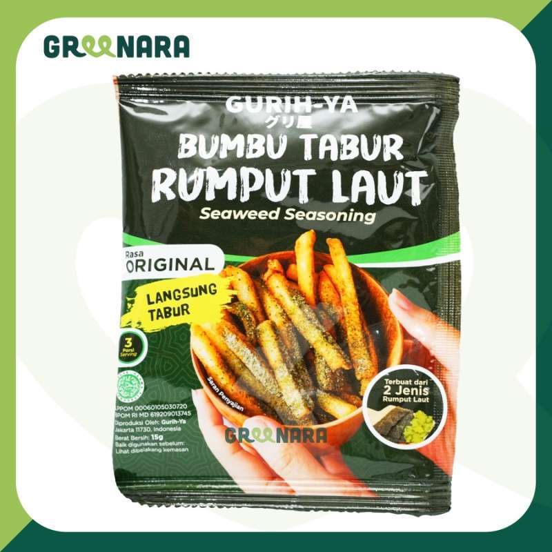 Jual GURIH YA Seaweed Seasoning Original 15gr / Bumbu Tabur Rumput Laut ...