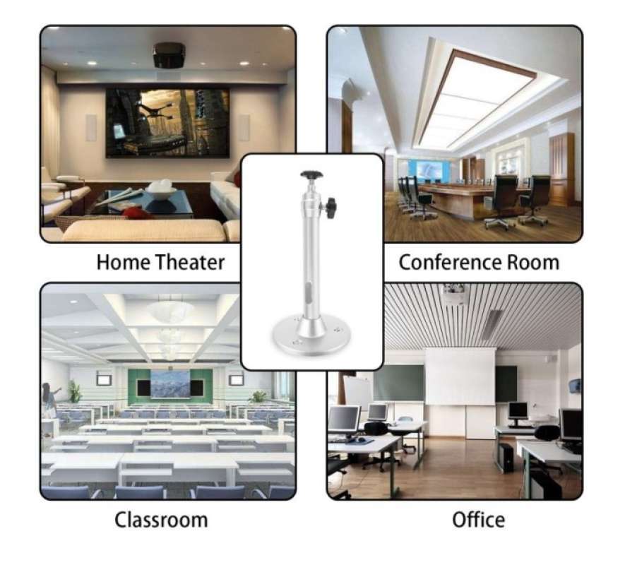 Jual STAND PROYEKTOR DINDING PORTABLE 360 DERAJAT BAHAN ALUMINIUM ALLOY ...