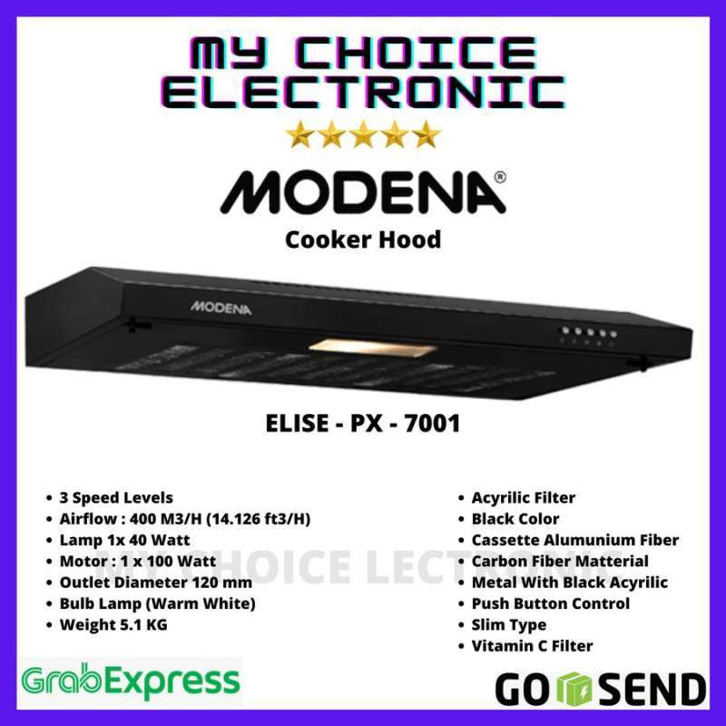 Jual Modena Cooker Hood Esile Px 7001 (70cm) Di Seller Mychoice ...