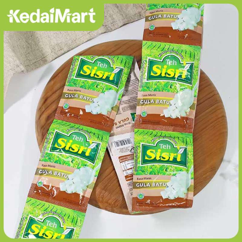 Jual Teh Sisri Gula Batu Renceng 10 x 8 Gram di Seller KedaiMart ...
