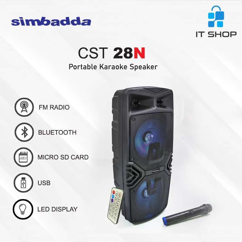 Jual Simbadda Portable Karaoke Speaker CST 28N di Seller IT Shop ...
