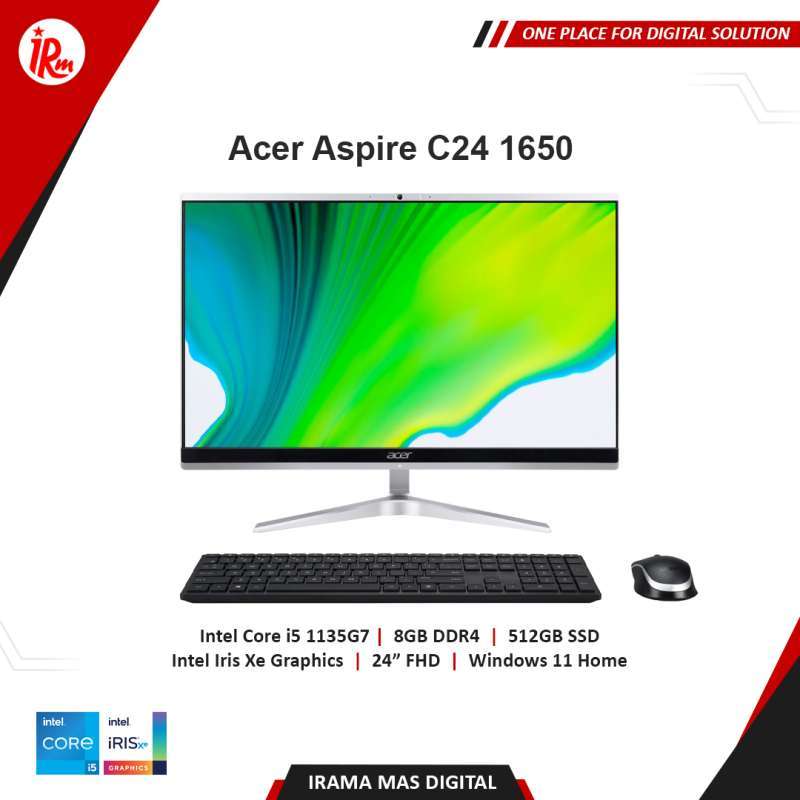 Jual Acer Aio C24 1650 I5 1135g7 8gb 512gb Ssd W11 Di Seller Irama Mas ...