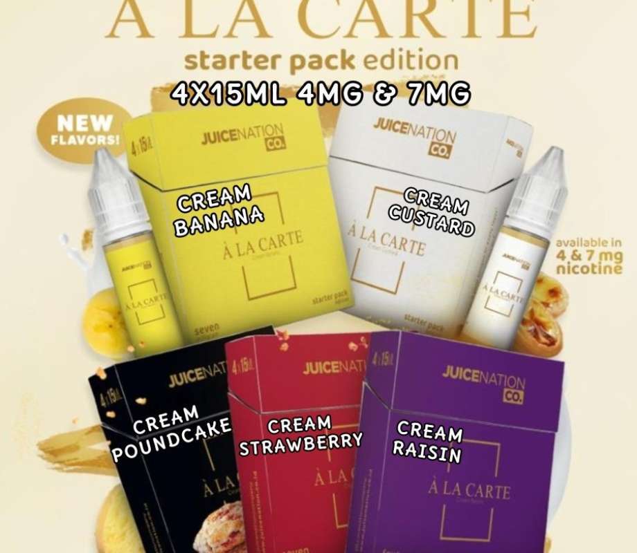 Promo SATUAN Starter Pack Ala Carte Cream Custrad 7mg 15ml Liquid ...