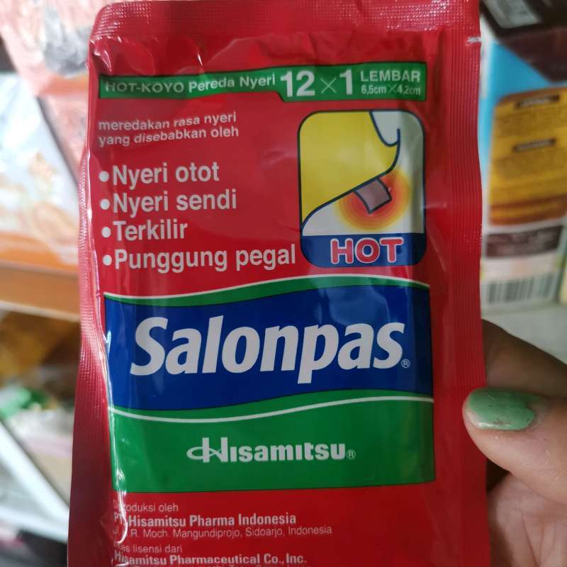 Jual Salonpas Hot Koyo Pereda Nyeri /Salonpas Merah/12 lembar di Seller ...