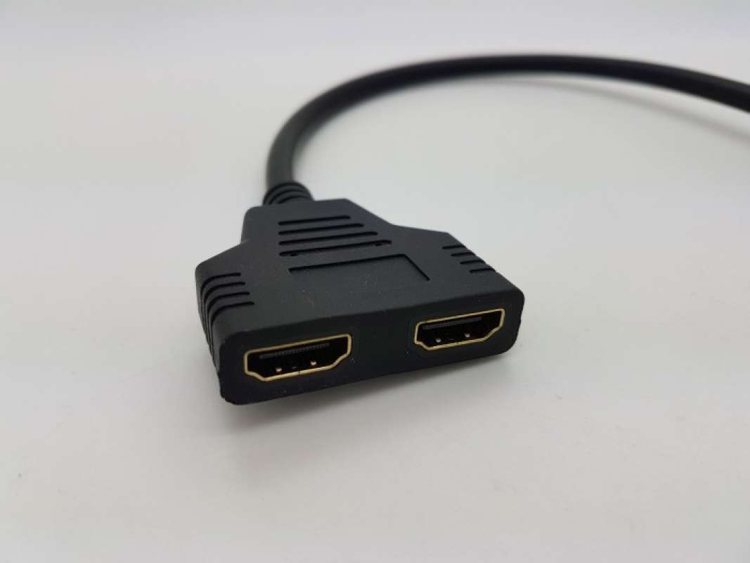 Jual HDMI Splitter kabel Adapter Y 30 cm Original di Seller Produk Unik ...
