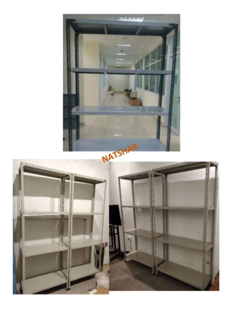 Jual Lemari Besi | Rak besi siku 100x40x200cm 4 ambalan | Rak siku di ...