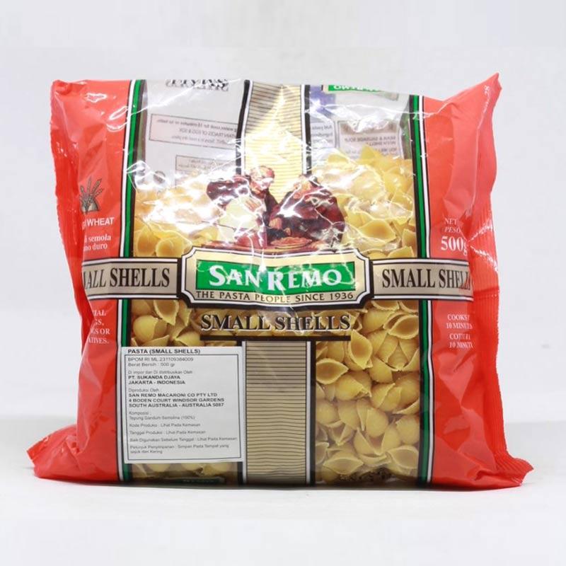 Jual SAN REMO PASTA SMALL SHELL 500 GR di Seller Papaya Fresh Gallery ...