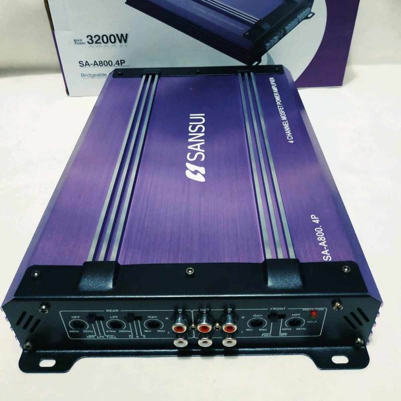 Jual Sansui Sa-a800.4p 4 Channel Power Amplifier Audio Mobil Di Seller ...