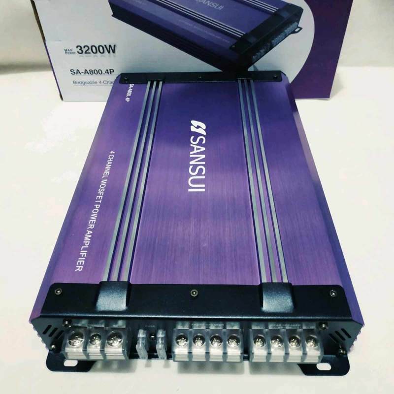 Jual Sansui Sa-a800.4p 4 Channel Power Amplifier Audio Mobil Di Seller ...
