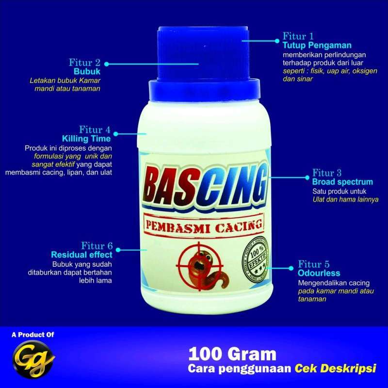 Jual RACUN PEMBASMI CACING KAMAR MANDI DAN SEGALA BENTUK HAMA BOTOL di ...