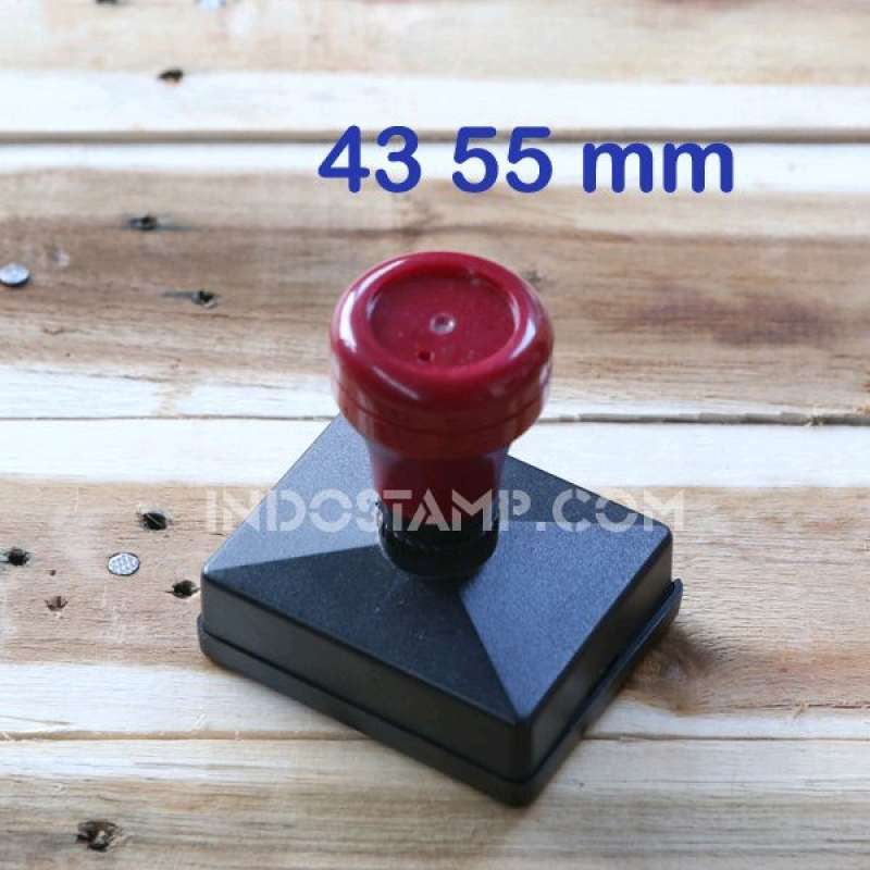 Jual INDOSTAMP Flash Stamp Gagang Stempel [43mm 55mm] - Hitam di Seller ...