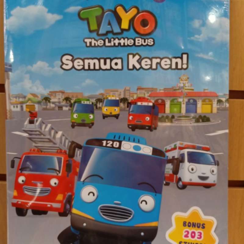 Promo RECOMMEND BUKU ANAK TAYO THE STICKER BUS 2: TAYO THE LITTLE BUS ...