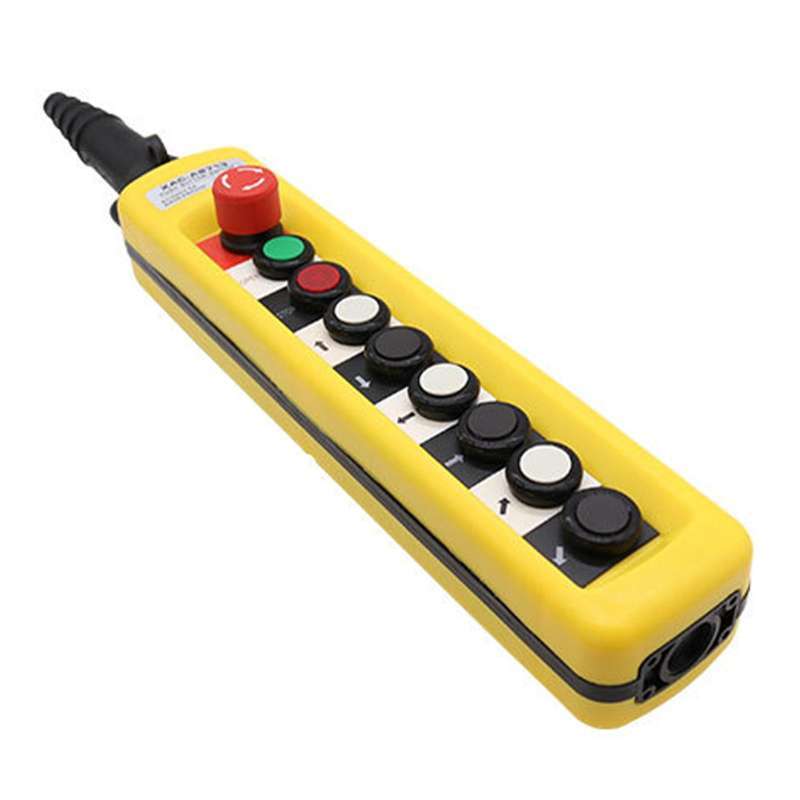 Promo Rain Proof Hoist Push Button Switch Durable up Down Switch Control Station IP65 Clear ...