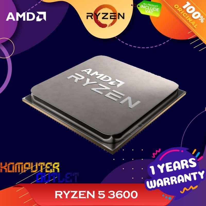 Jual Amd Ryzen 5 3600 Processor (tray & Fan) Di Seller Komputeroutlet ...