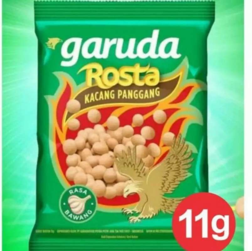 Jual Garuda Rosta Kacang Panggang Bawang / Jagung Bakar 20x11 Gram Di ...