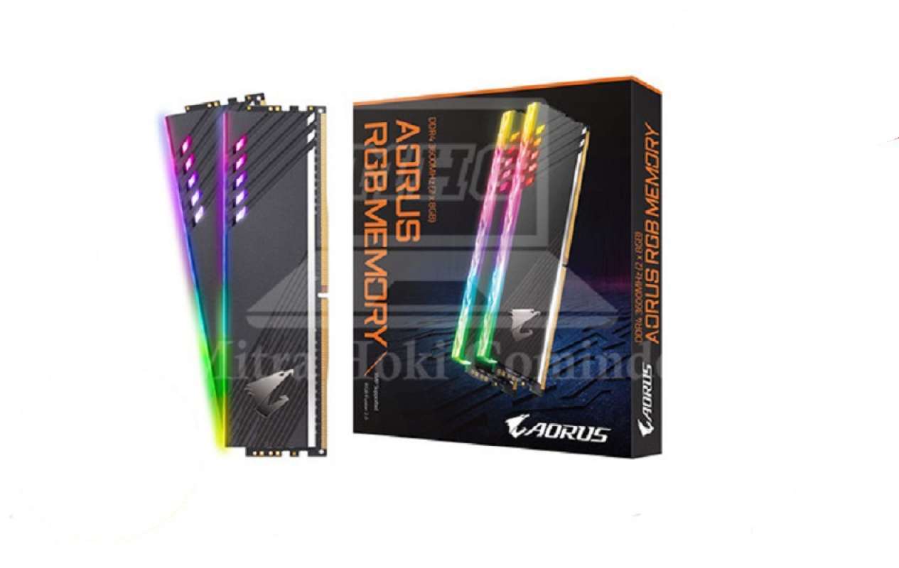 Jual MEMORY / RAM GIGABYTE DDR4 3600 16GB 2X8 AORUS RGB di Seller HOKI ...