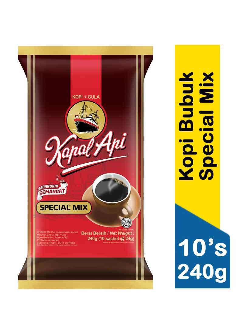 Jual [ 1 Renceng ] Kapal Api Kopi Bubuk Special Mix 24g Di Seller ...