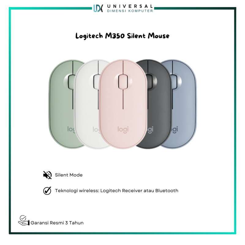 Jual Mouse Logitech M350 Silent Mouse di Seller dimensikomputerofc ...