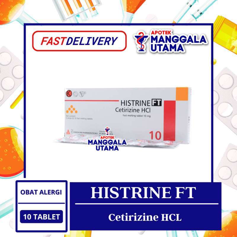Jual HISTRINE FT 10 MG PER STRIP ISI 10 TABLET di Seller APOTEK ...