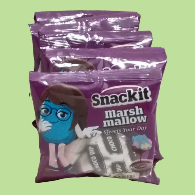 Jual 1 renceng - Snackit Marshmallow With Choco Dip Bentuk Burung Hantu ...