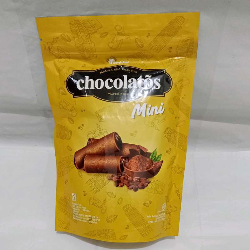 Jual WAFER CHOCOLATOS ROLL MINI 78GR POUCH di Seller Stella Ico ...