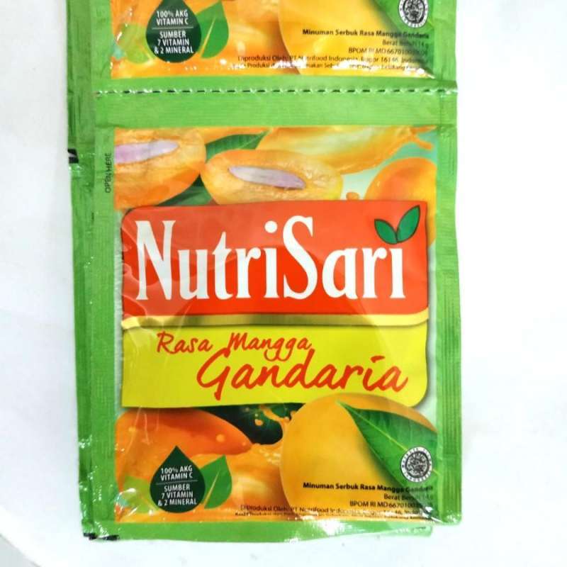 Jual Nutrisari sachet 11gr. (varian Buah2). isi 10sachet/renceng. di ...