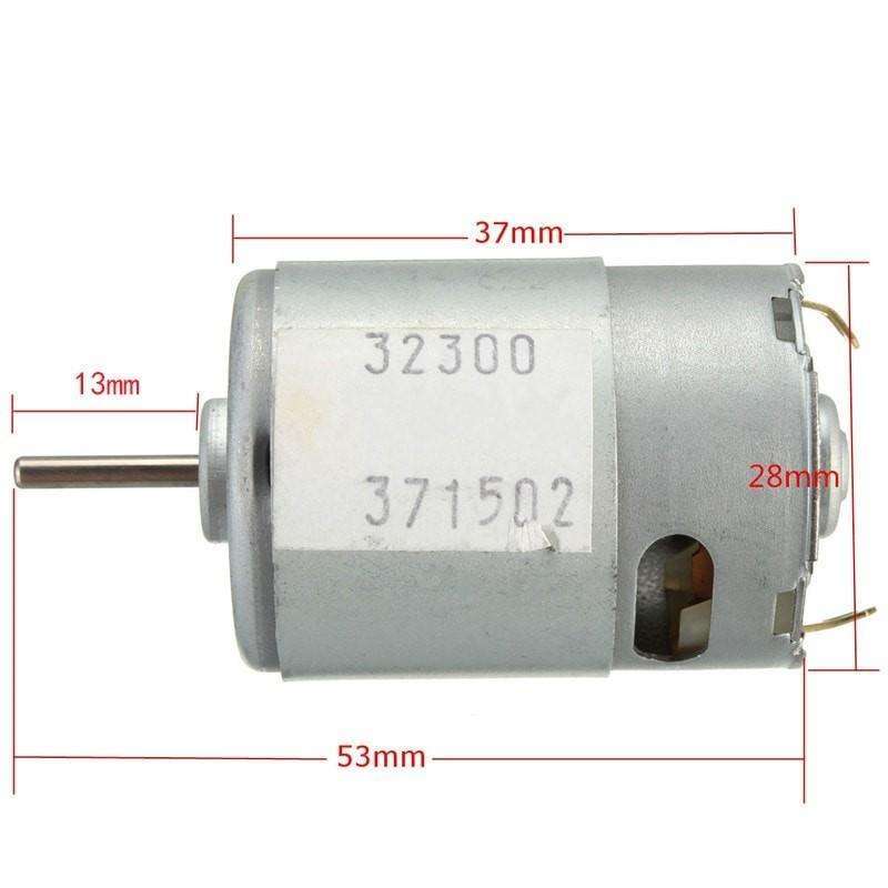 Jual Dinamo DC 3-12V Large Torque High Speed Motor 9V 20W di Seller ...