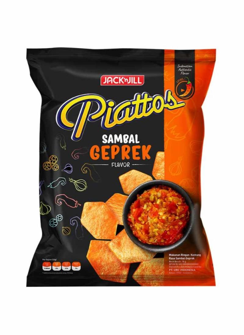 Jual Piattos Sambal Geprek 85G di Seller KENZO MARKET - Sawahan, Kab ...