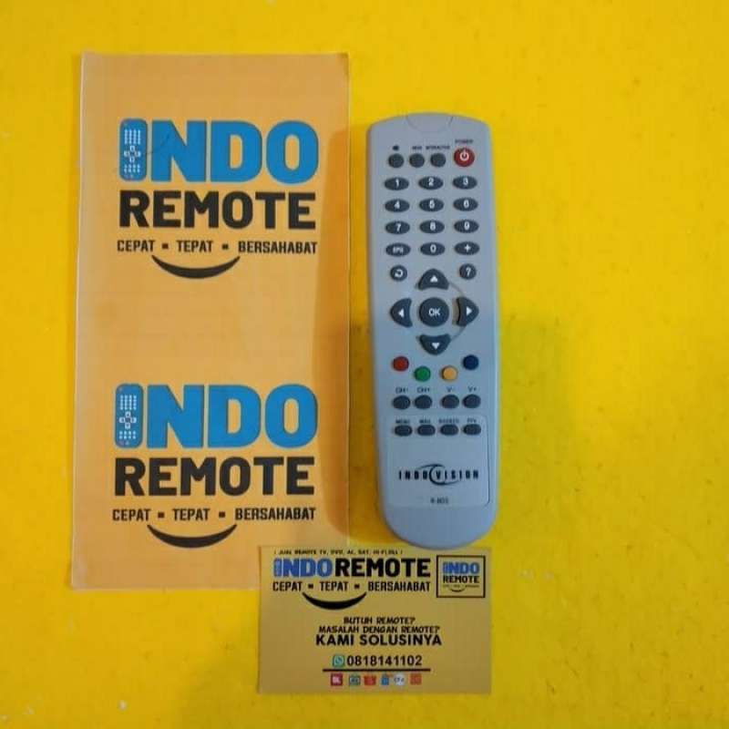 Jual REMOTE TV PARABOLA INDOVISION 6 ORIGINAL di Seller Dionnee shop ...