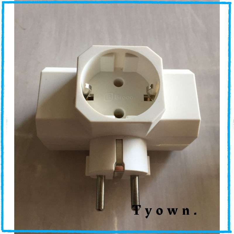 Jual Bahan bangunan Colokan steker stop kontak broco cabang 3 Tee Atau ...