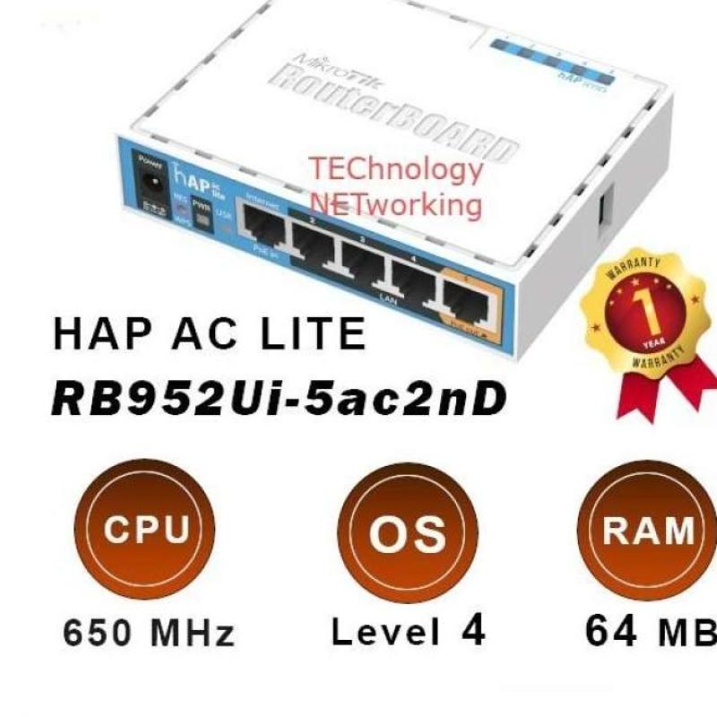 Jual Mikrotik RB952Ui-5ac2nD (hAP-AC-Lite) Router Wireless di Seller ...