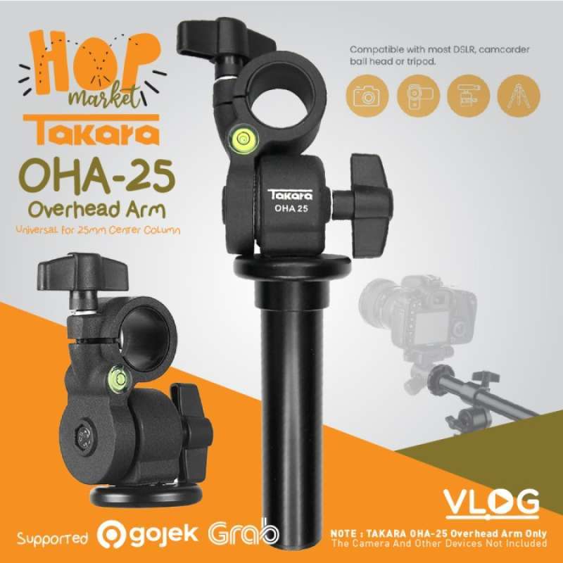 Promo Takara Oha 25 Overhead Boom Arm Bracket Mount Tripod Horizontal ...