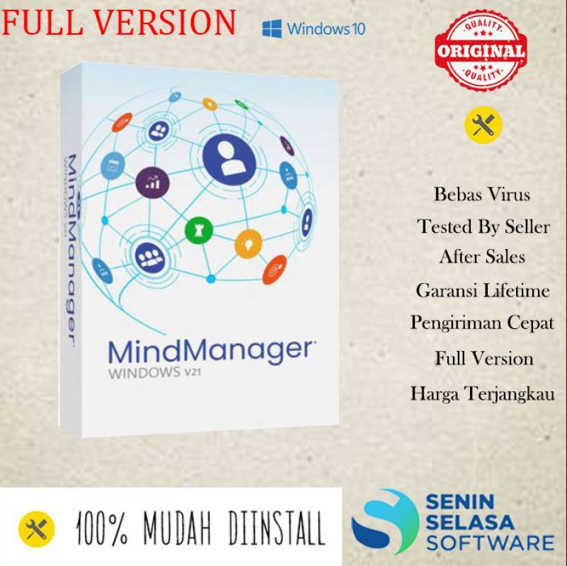 Jual Software MindMap: Mindjet MindManager 2022 [WINDOWS] di Seller SeninSelasa Software ID ...
