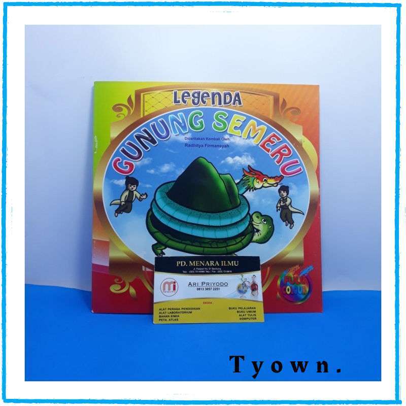 Jual buku bacaan pelajaran novel BUKU CERITA LEGENDA GUNUNG SEMERU di ...