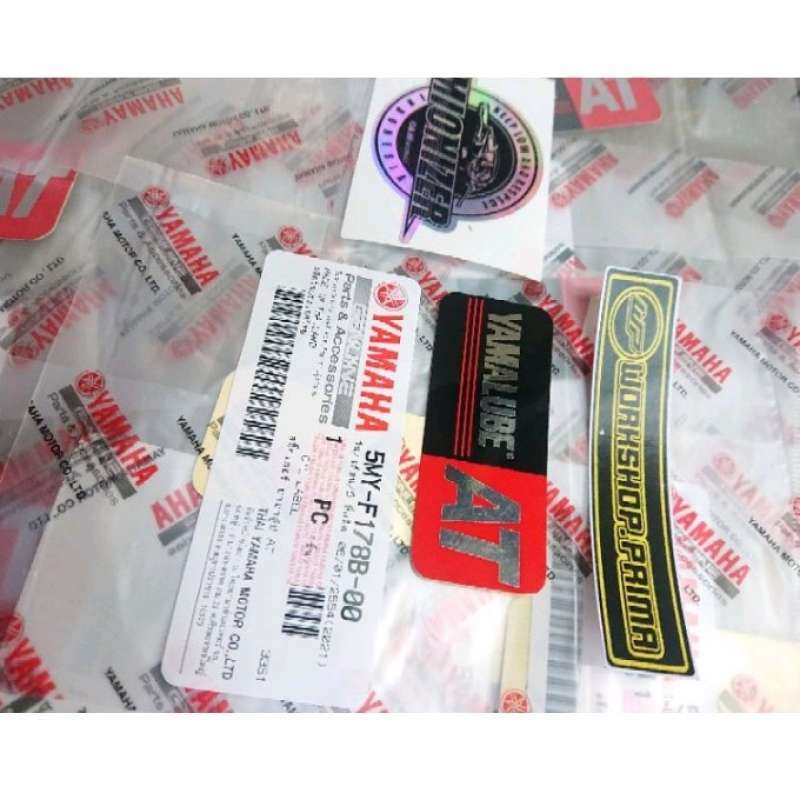 Jual OIL LABEL STIKER OLI YAMALUBE AT AUTOMATIC ORIGINAL YAMAHA di ...