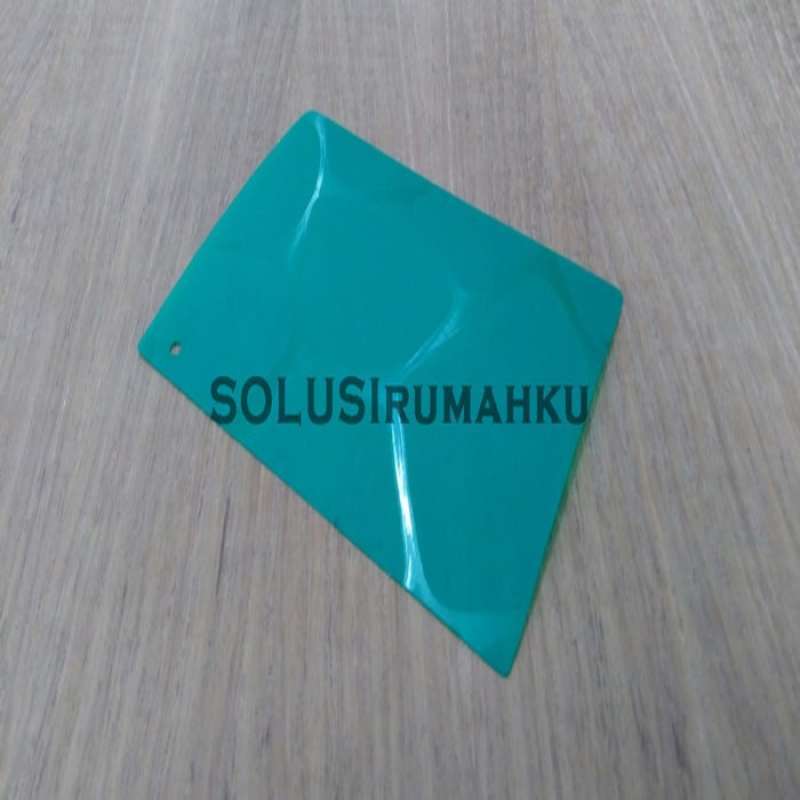 Promo Jual 1 Meter Plastik Fiber Pagar Motif Batu Hijau Plat Tutup ...