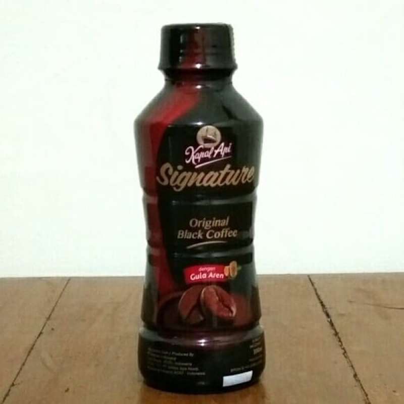 Jual Kopi Kapal Api Signature Original Black Coffee Botol Pet - 200ml ...