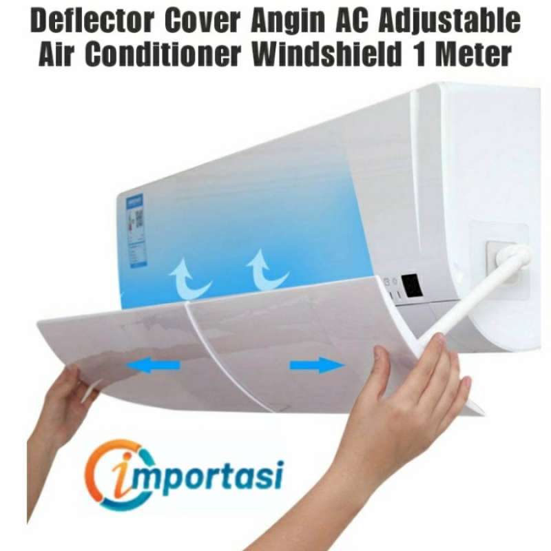 Jual DEFLECTOR COVER PENAHAN ANGIN AC ADJUSTABLE AIR CONDITIONER 1 M di ...
