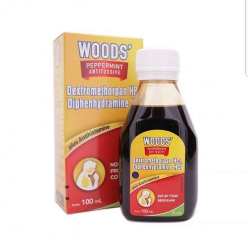 Jual Woods Syrup Antitusif 100 Ml Woods Batuk Kering Woods Merah Att di ...