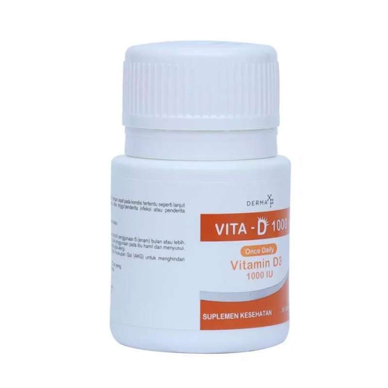 Jual Vita D Derma Xp Vitamin D3 1000iu - 30 Tablet Di Seller Yenick.id ...