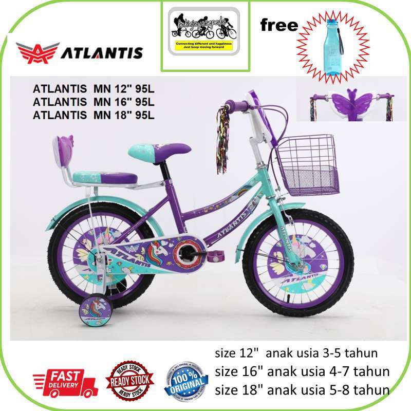 Jual Sepeda mini anak 16ATLANTIS kuda pony(untuk anak 4-6 tahun) di ...