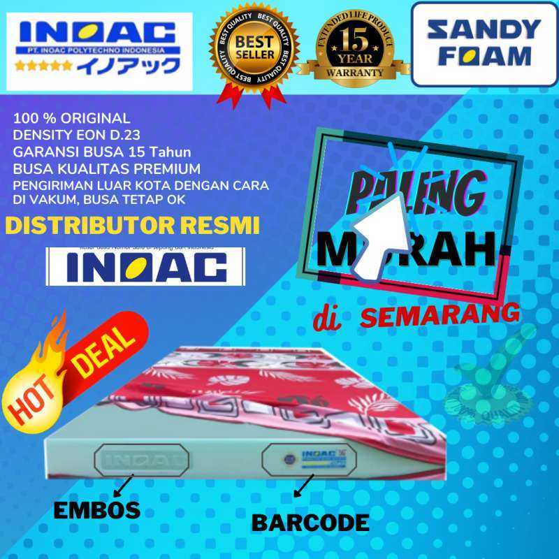 Promo KASUR BUSA INOAC / Density EON D- 23 / ALL SIZE / Tebal 20 Cm ...