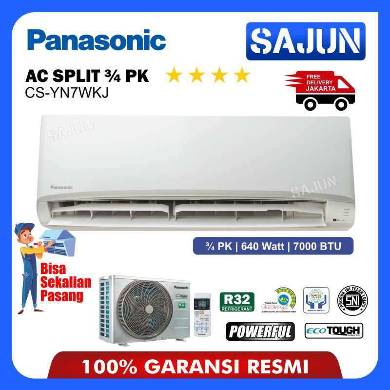 Jual Panasonic AC Split 3/4 PK CS-YN7WKJ AC Split 0.75PK Freon R32 ... Jual Panasonic AC Split 3/4 PK CS-YN7WKJ AC Split 0.75PK Freon R32 ...