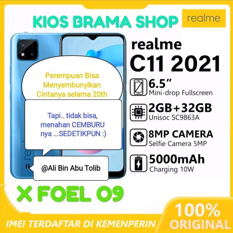 Jual Realme C11 2021 2/32 GB Garansi Resmi di Seller Kios Brama Shop ...