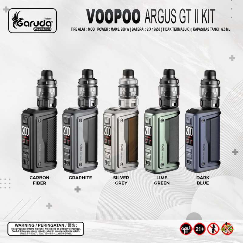 Jual Argus GT II Mod Kit by Voopoo 100% Authentic di Seller Garuda Vape ...