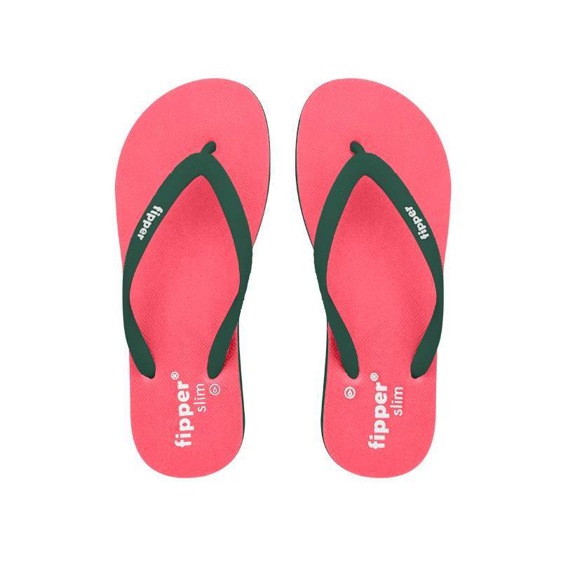 Jual Fipper Slim Pink Punch/green Emerald Sandal Wanita Di Seller Gripp ...