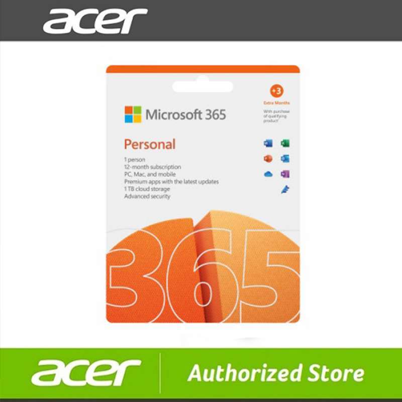 Jual Software Microsoft Office 365 Personal 2019 2021 POSA CARD di ...