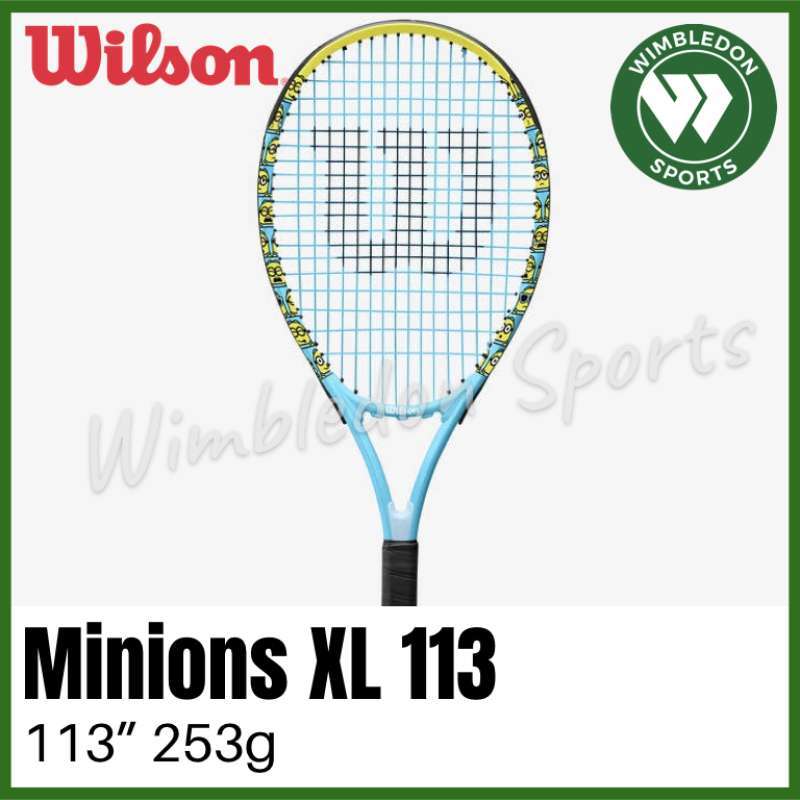 Jual Raket Tenis Wilson Minions XL 113 / Wilson Minion Beginner Racket ...