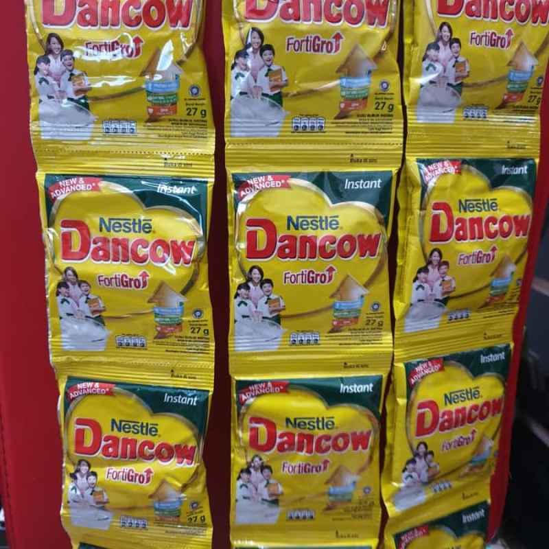 Jual Dancow Susu Instant Nestle Dancow FortiGro Dancow Putih Renceng 10 ...