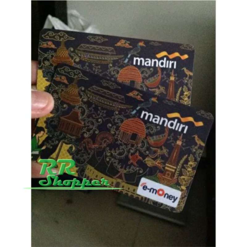 Jual Kartu eMoney eToll Mandiri edisi Batik Rumah Adat di Seller Fasya ...